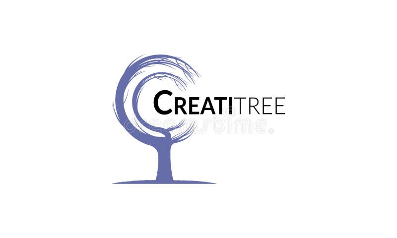 Creative Tree Logo stock illustration. Illustration of wood - 90553706