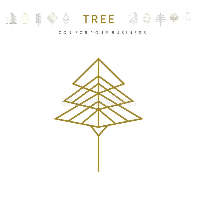 Creative Tree Template Design. Stock Vector - Illustration of designs ...