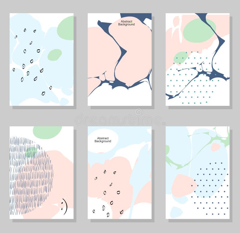 Creative trendy cards. stock vector. Illustration of invitation - 79365147