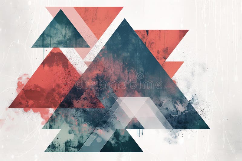 Creative Triangle Blend Geometric Concept Poster Designs for ...