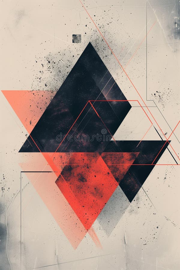 Creative Triangle Blend Geometric Concept Poster Designs for ...