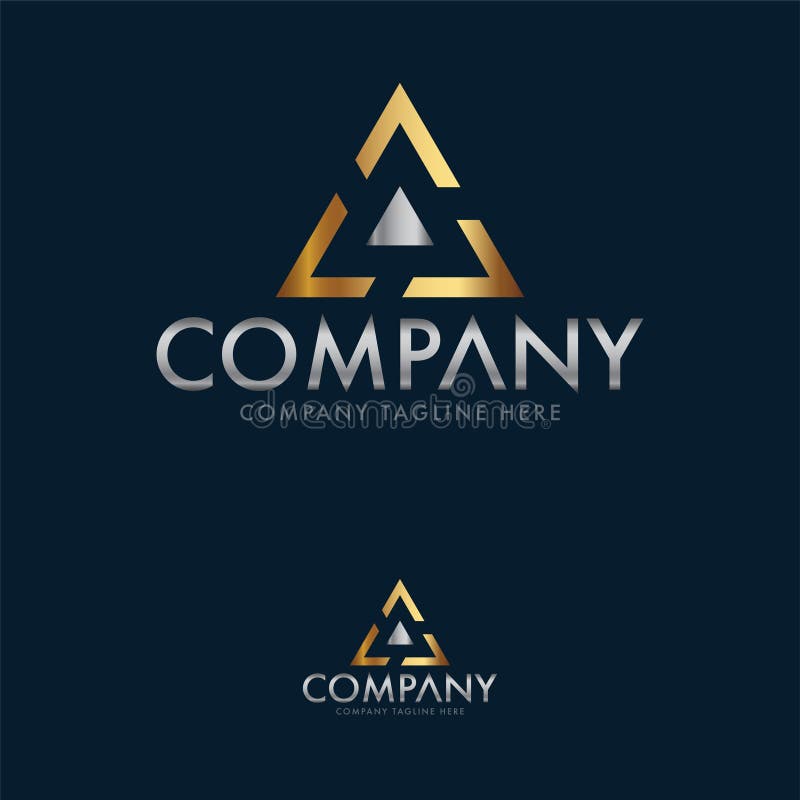 Creative Triangle and Letter a Logo, Architecture, Engineering Logo ...
