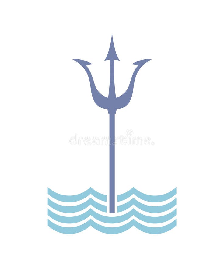 Creative trident symbol stock vector. Illustration of weapon - 292580514