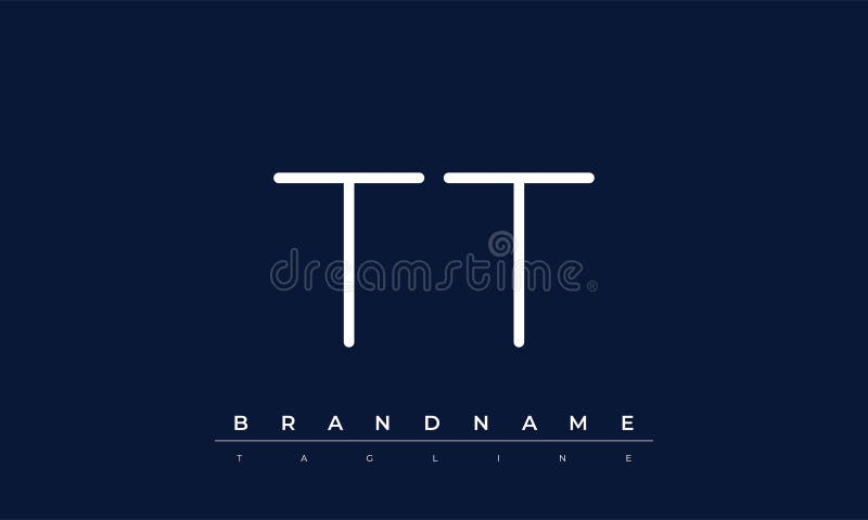 Creative TT Letter Initial Logo Vector Image Stock Vector ...