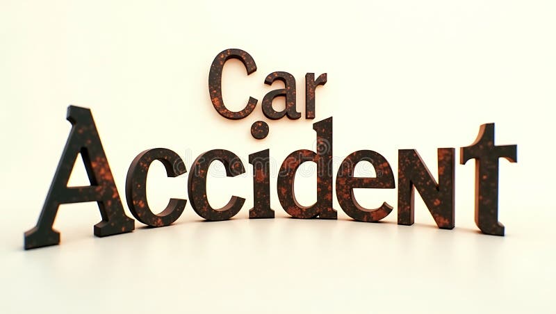 Creative Typography Artwork Conveying the Gravity of Car Accidents and ...