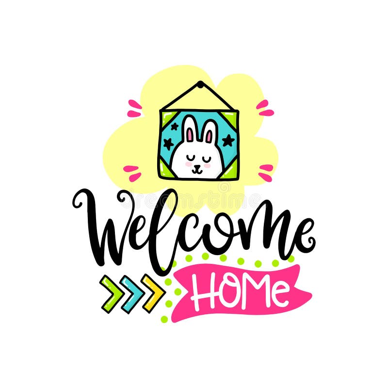 Welcome Home Design Stock Illustrations – 15,725 Welcome Home Design ...