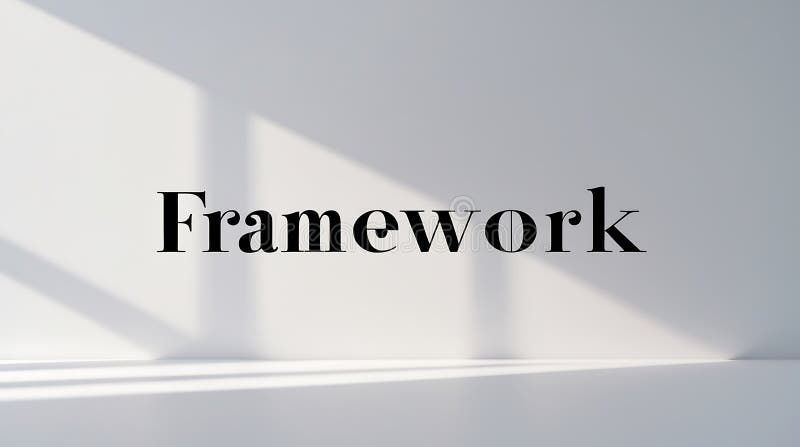 Creative Typography Casting Shadows on a Minimalist Surface in Natural Light Stock Image - Image ...