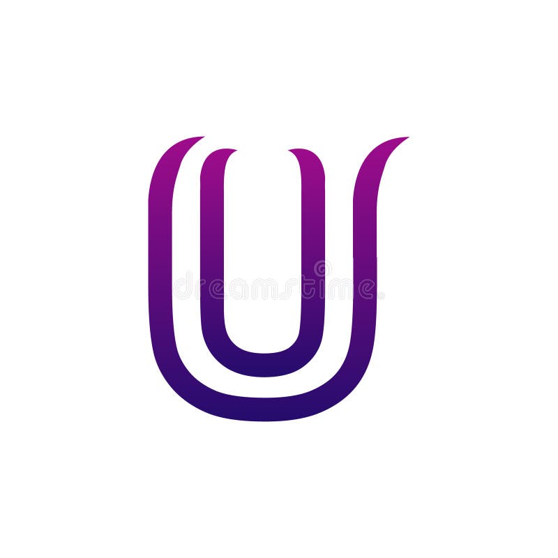 Creative U Logo Icon Design Stock Vector - Illustration of icon ...