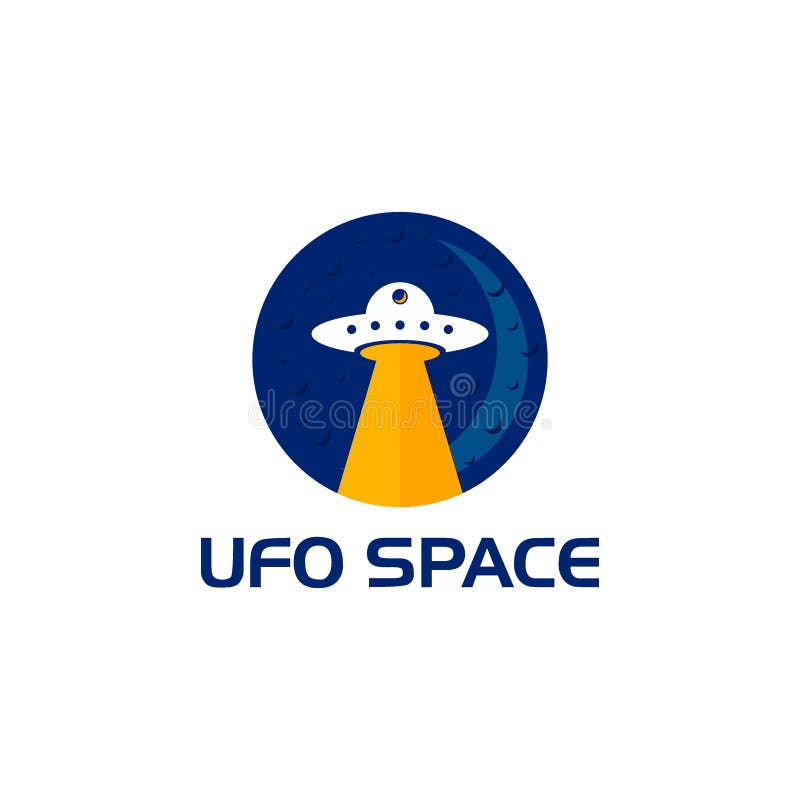 Creative UFO Logo Vector Art Logo Stock Illustration - Illustration of ...