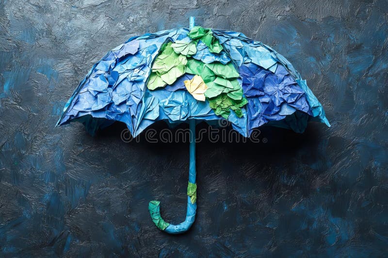 Creative Umbrella Design Symbolizing Nature, Blending Art and ...
