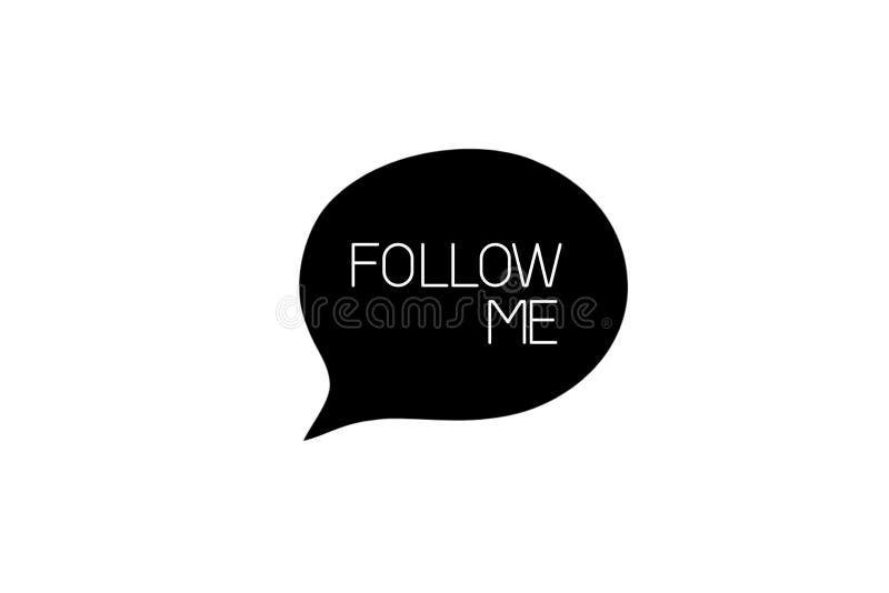 Follow Me Logo Stock Illustrations – 274 Follow Me Logo Stock ...