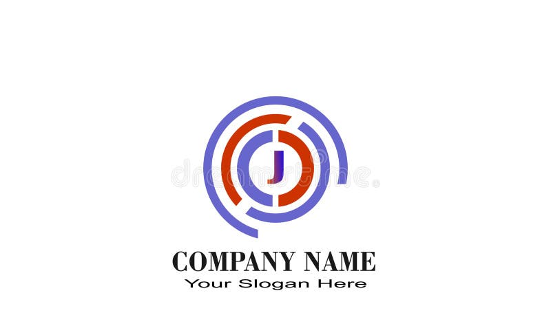 Creative Unique Letter J Design Logo Stock Vector - Illustration of ...