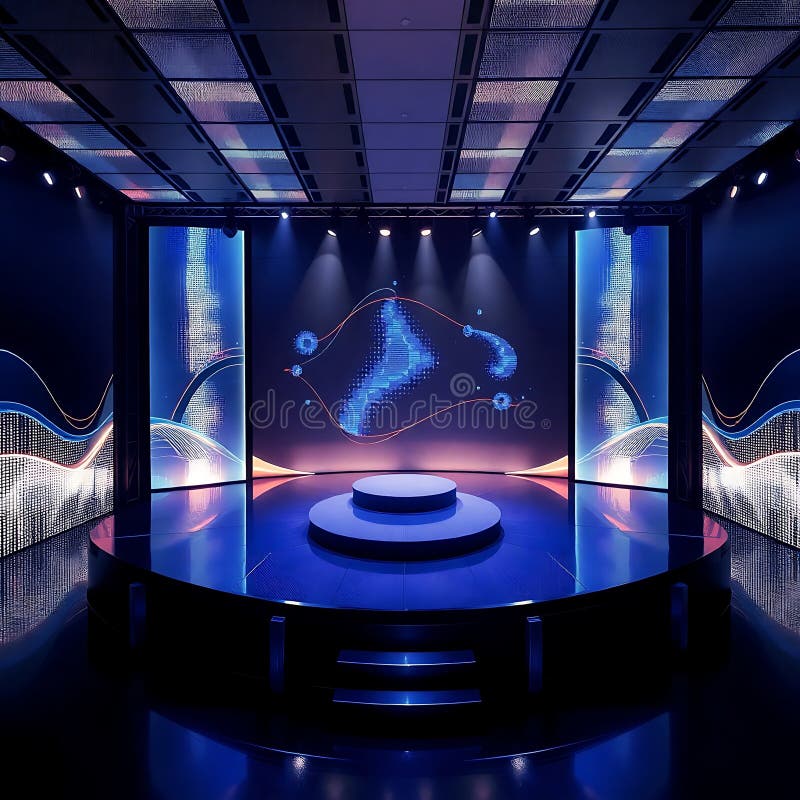 Creative and Unique Luxurious Event Stage with Beautiful Presentation ...