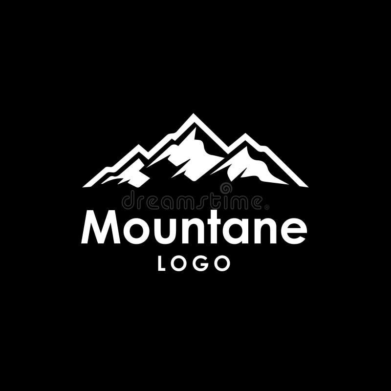 This is a Creative and Unique MOUNTAIN Logo Stock Vector - Illustration ...