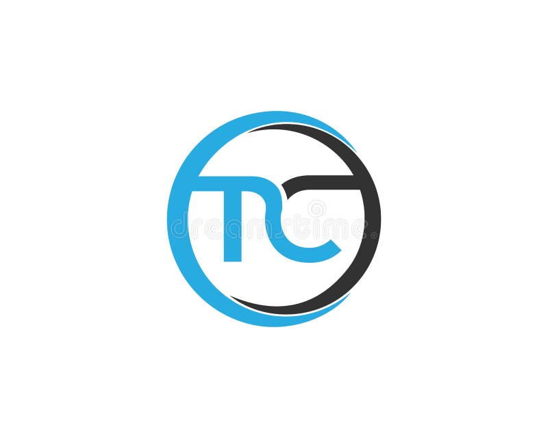 Creative Unique TC Letter Logo Design Concept Stock Vector ...