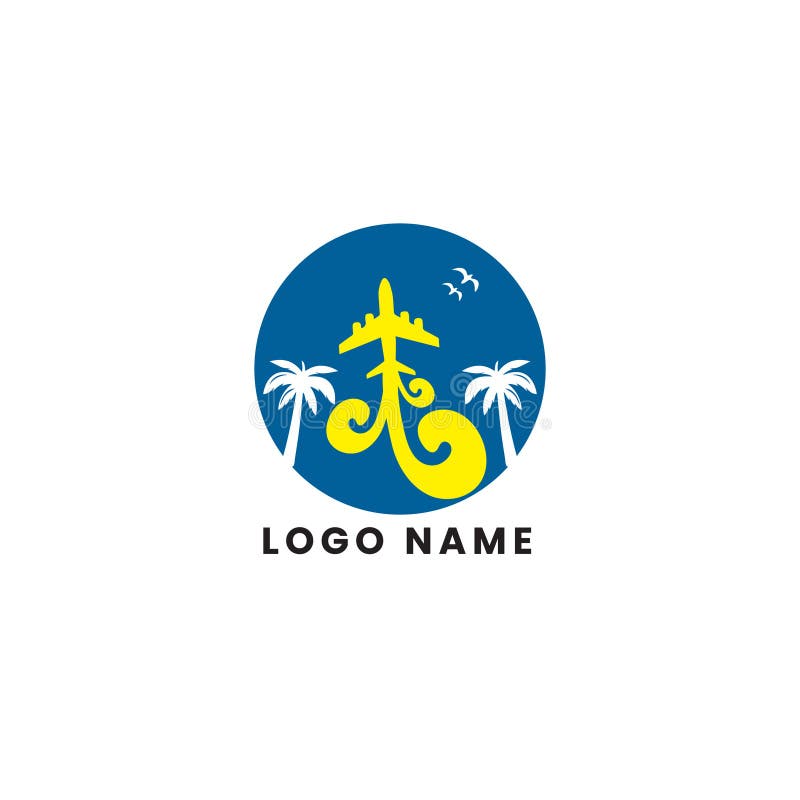 Creative and Unique Travel Logo Design. Vector, EPS Stock Vector ...