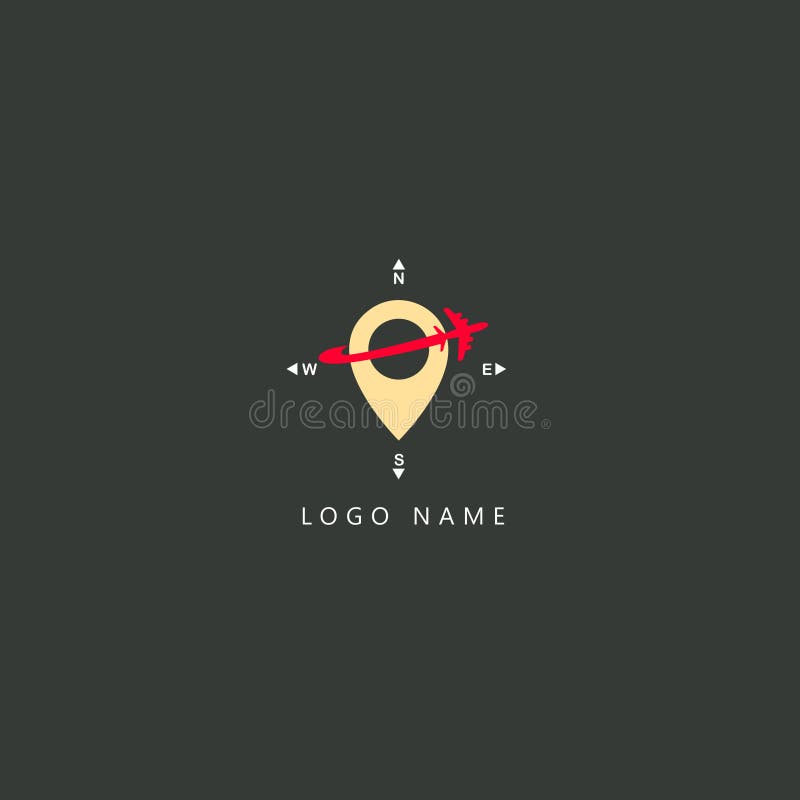 Creative and Unique Travel Logo Design. Vector, EPS Stock Vector ...