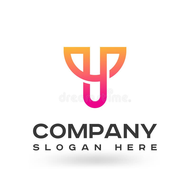 Creative Unique YT Letter Logo Icon Design Alphabet Template Vector ...