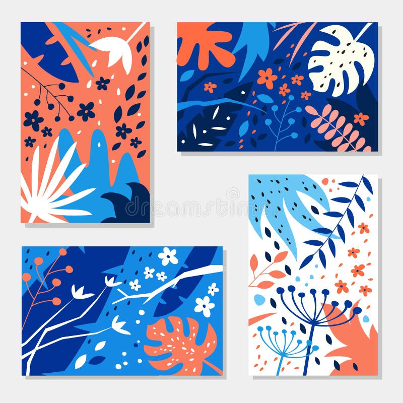 Creative Universal Abstract Cards Stock Illustration - Illustration of ...