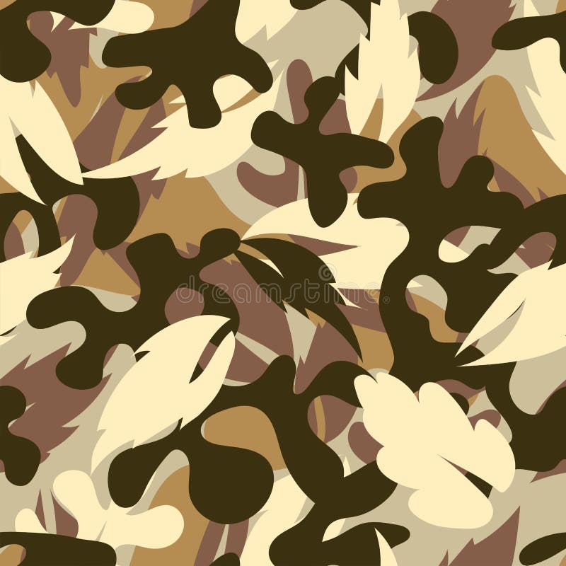 Creative Universal Hand Drawn Seamless Pattern Abstract Fill Military ...