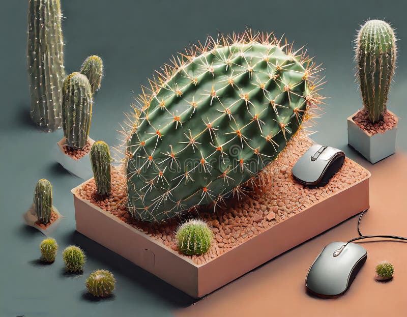 A Creative Unusual Isometric View Photo of a Computer Mouse Entirely ...