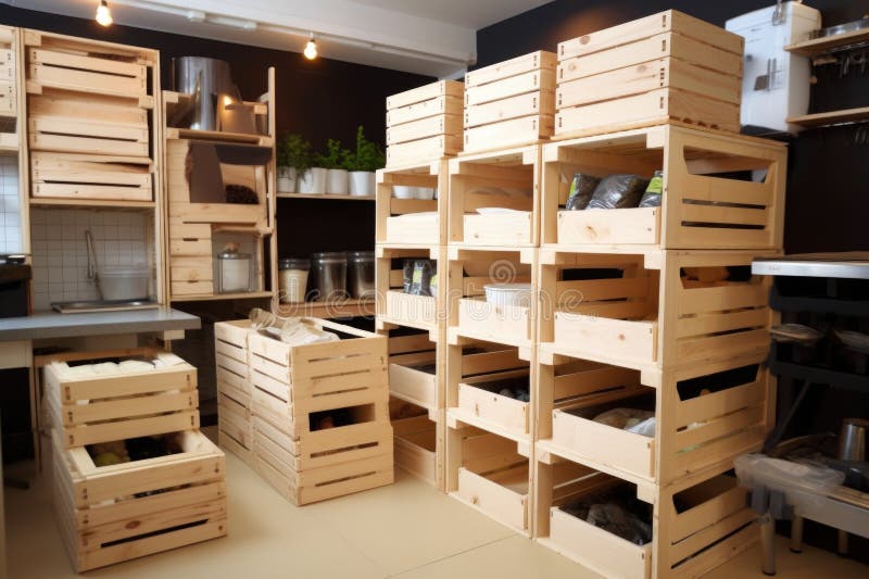 Creative Use of Storage Containers and Crates To Create Interesting and ...