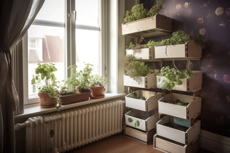 Creative Use of Unconventional Storage Solutions, Such As Stacking ...