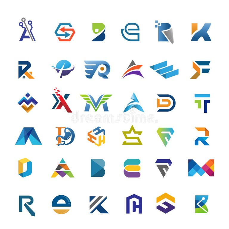 Combination Two Letters Logo Stock Illustrations – 412 Combination Two ...