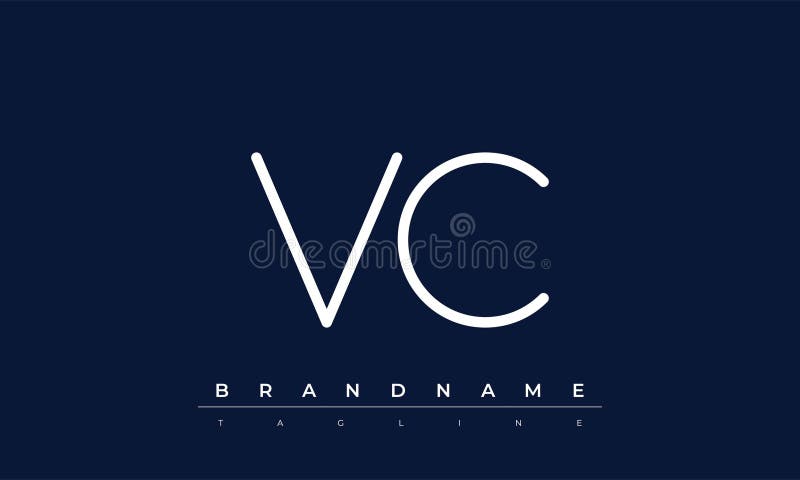 Creative VC Letter Initial Logo Vector Image Stock Vector ...
