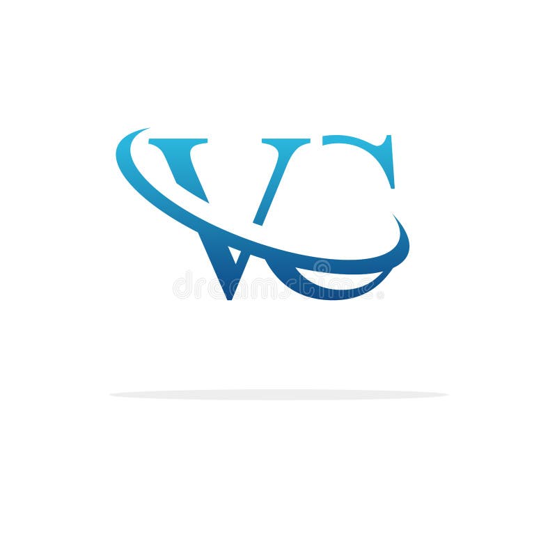Creative VC Logo Icon Design Stock Vector - Illustration of concept ...