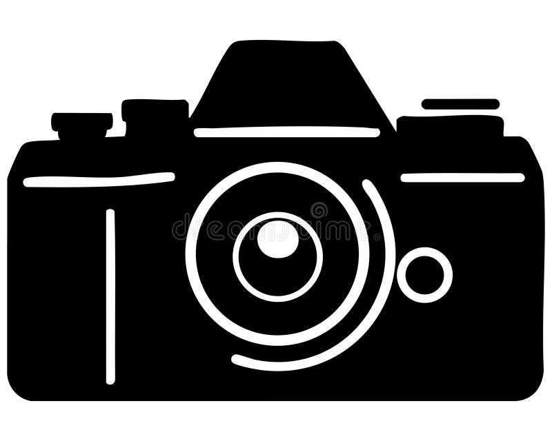 Creative Vector Design of a Classic Camera Shape for Graphic Art ...