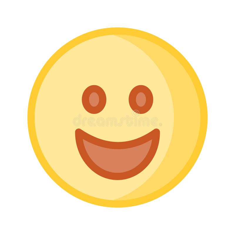 Creative Vector of Happy Face Emoji in Modern Style Stock Vector ...