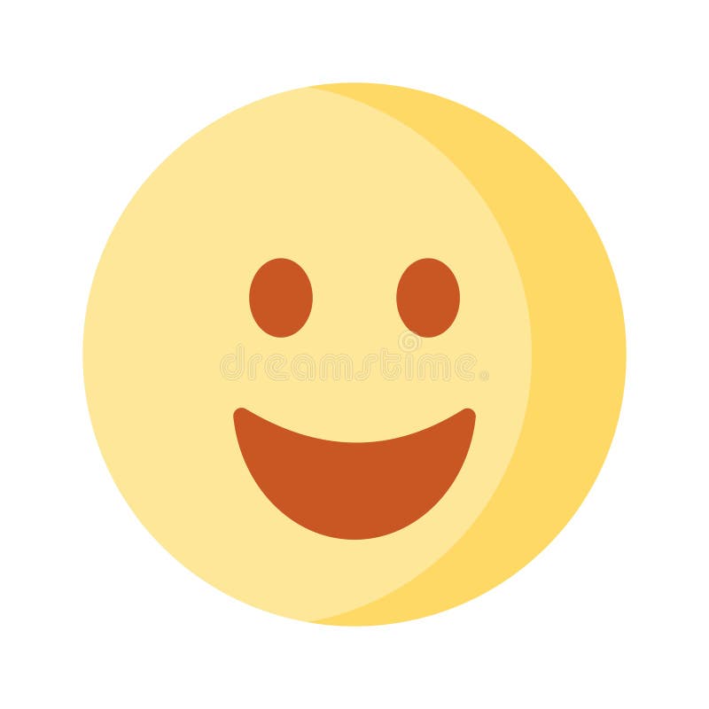 Creative Vector of Happy Face Emoji in Modern Style Stock Vector ...