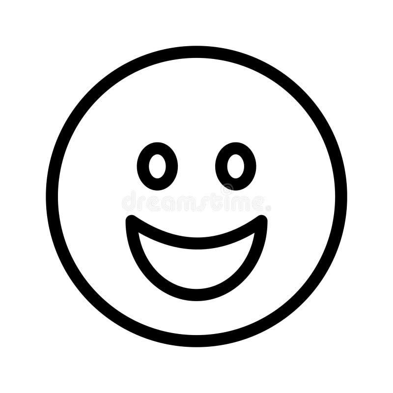 Creative Vector of Happy Face Emoji in Modern Style Stock Vector ...