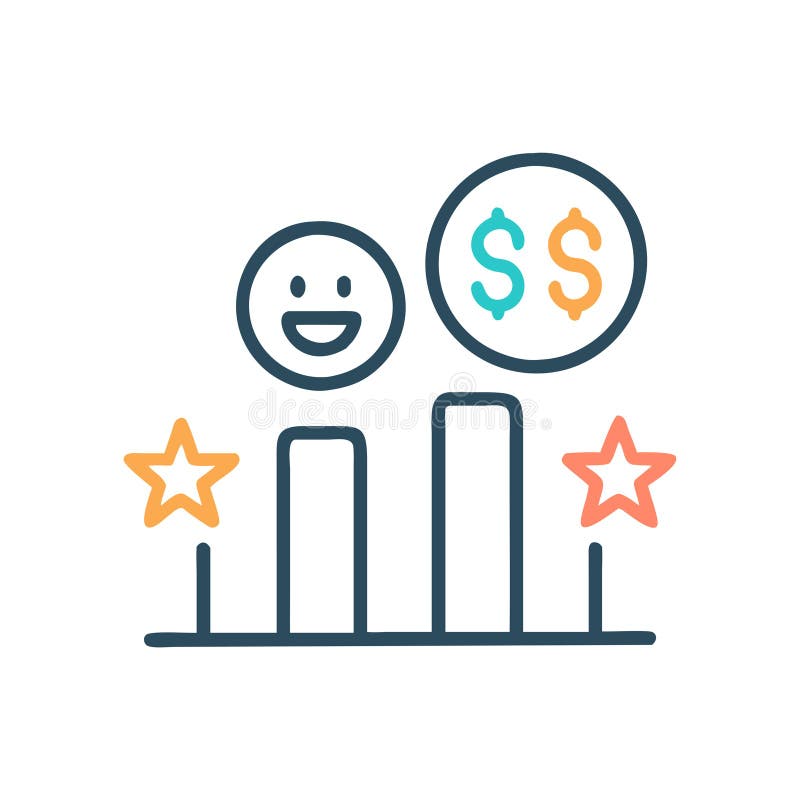 Engaging Client Satisfaction Analysis Icon Stock Vector - Illustration ...