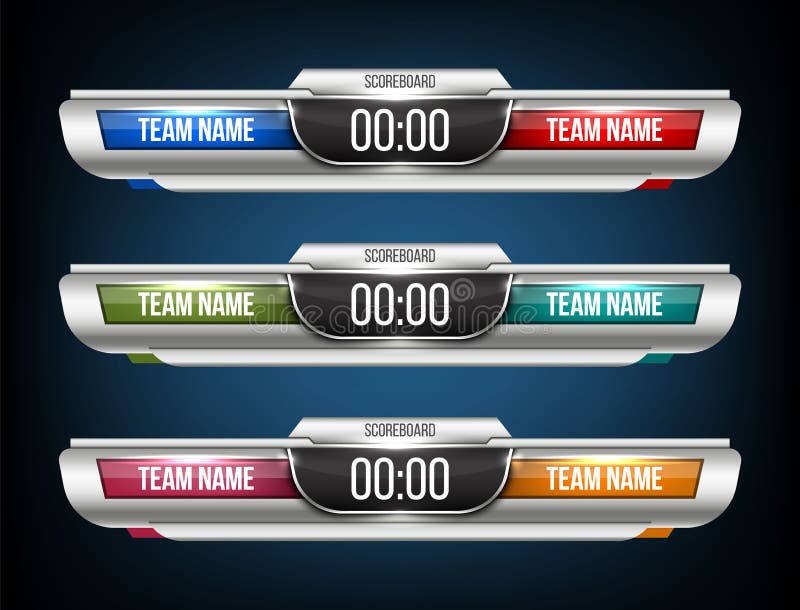 Baseball Lower Third Template Stock Illustrations – 123 Baseball Lower ...