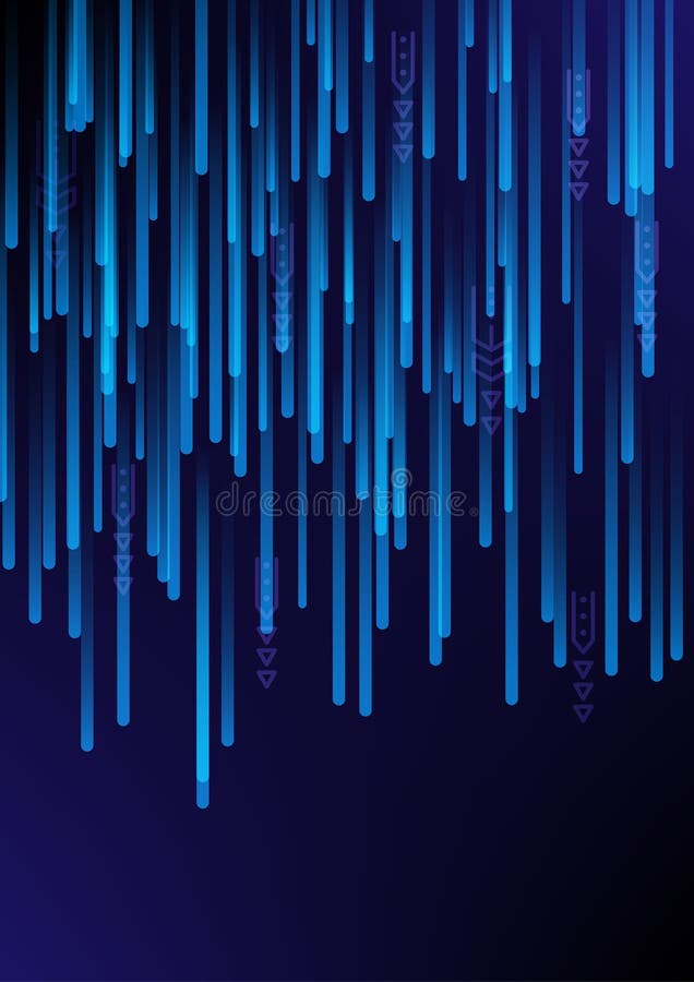 Creative Vector Illustration of Line. Computer Background Art Design ...