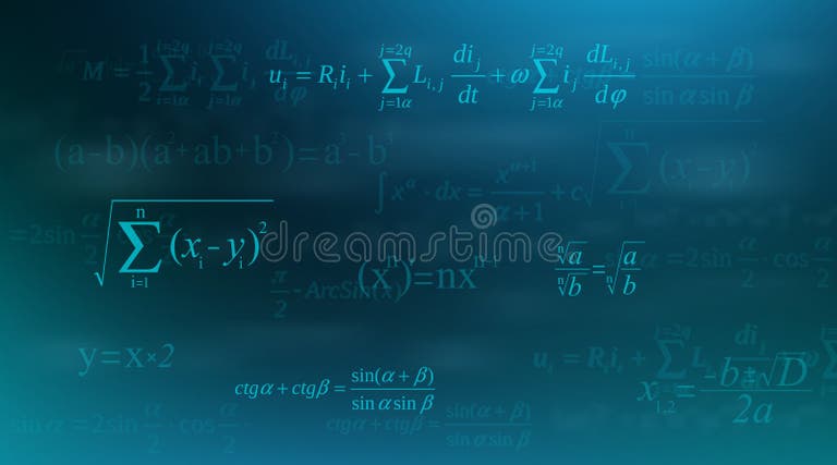 Math Equation Background Stock Illustrations – 11,671 Math Equation ...
