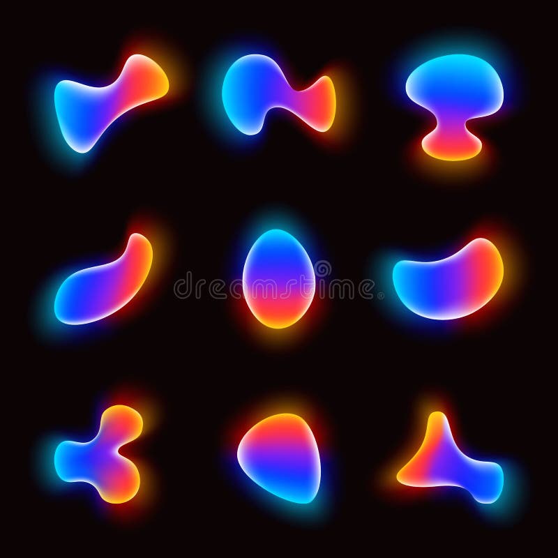 Creative Vector Illustration of Modern Fluid Organic Colorful Gradient ...