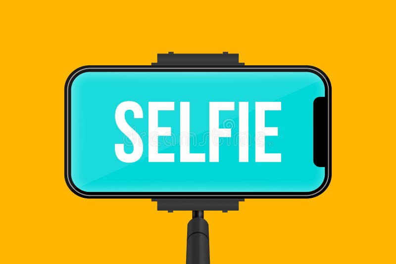 Selfie Stick Mobile Cell Phone Transparent Background Stock ...
