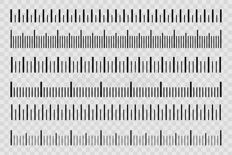 Creative Vector Illustration of Size Indicators Set Isolated on ...