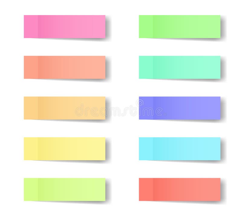 Sticky Notes Transparent Background Stock Illustrations – 644 Sticky ...