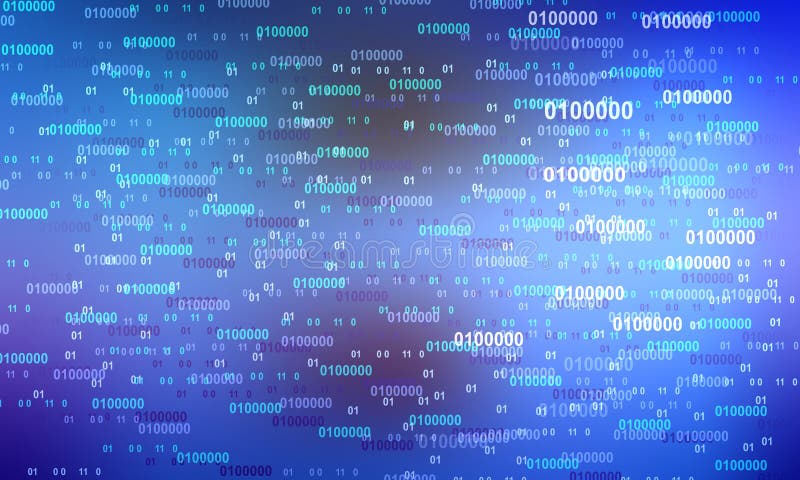 Digits on the screen stock illustration. Illustration of modern - 148037601