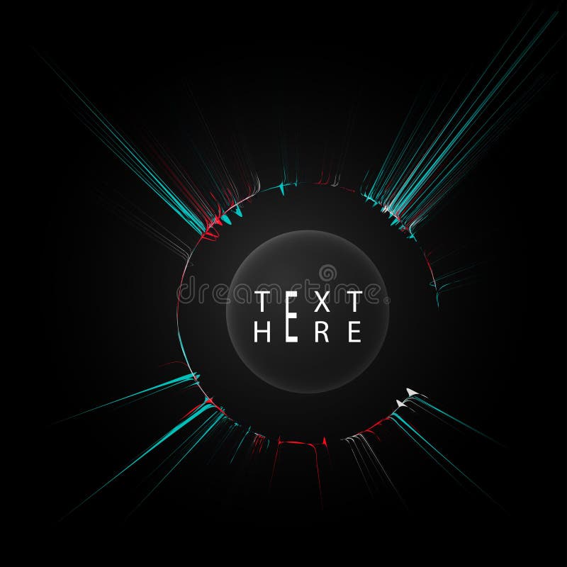 Creative Vector Lines and Abstract Art Circle Designs Stock Vector ...