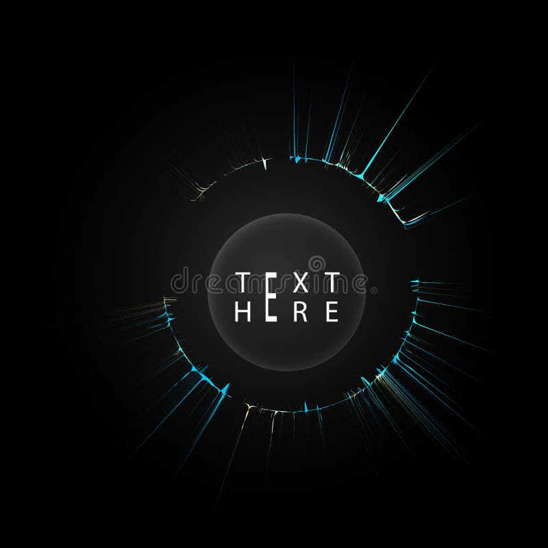 Creative Vector Lines and Abstract Art Circle Designs Stock Vector ...