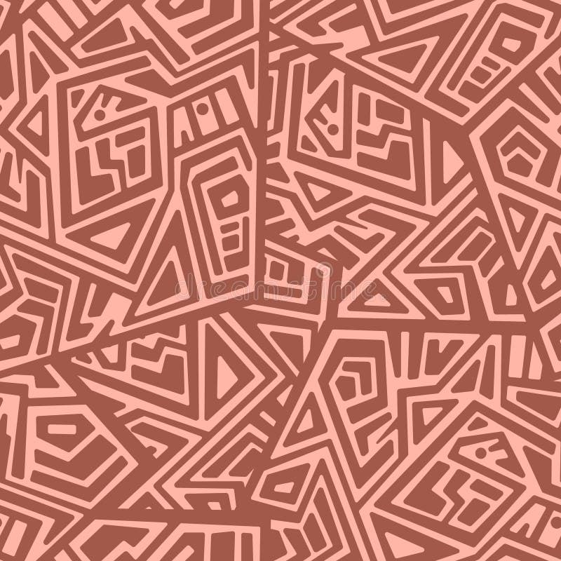 Creative Vector Seamless Pattern Stock Vector - Illustration of ...