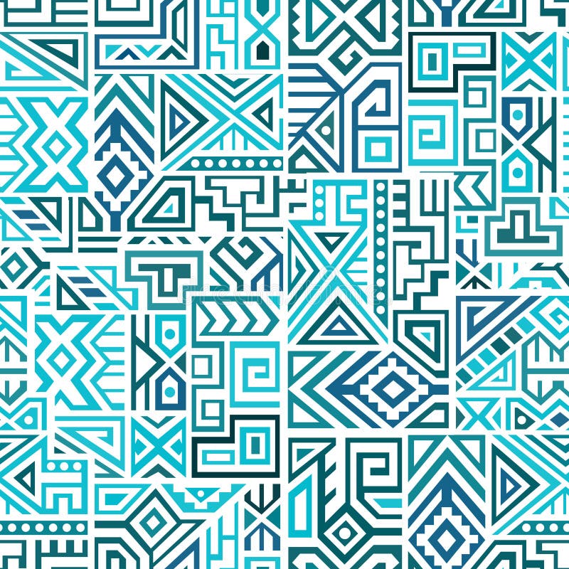 Creative Vector Seamless Pattern Stock Vector - Illustration of ...