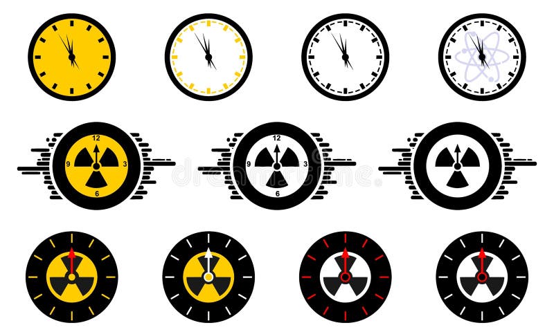Doomsday Clocks Stock Illustrations – 7 Doomsday Clocks Stock ...