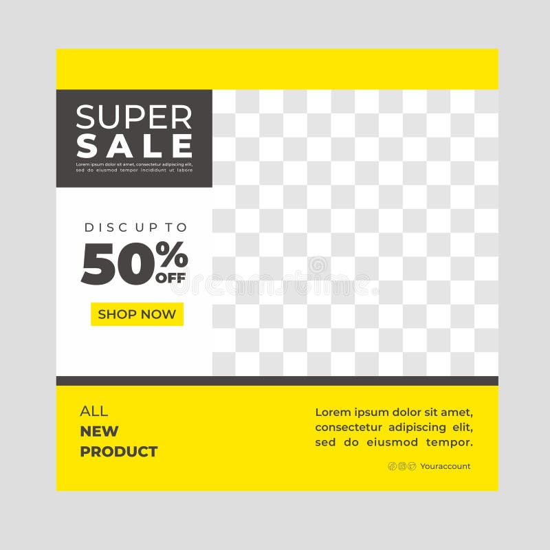 Creative Vector Social Media Post Template Collection Stock Vector ...