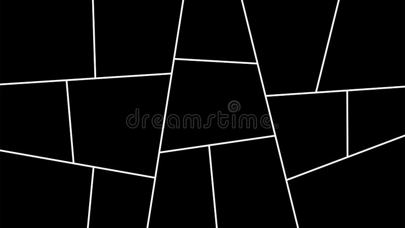 Creative Vector Template Collage Consisting of 15 Frames for a Photo of ...
